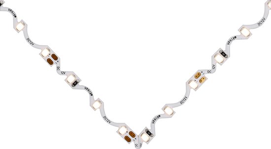 LED hoekstrip 5m 12V 2700K IP20 300 SMD 2835 LEDS | bol