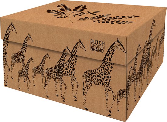 Dutch Design Brand - Dutch Design Storage Box - Opbergdoos - Giraffes | bol