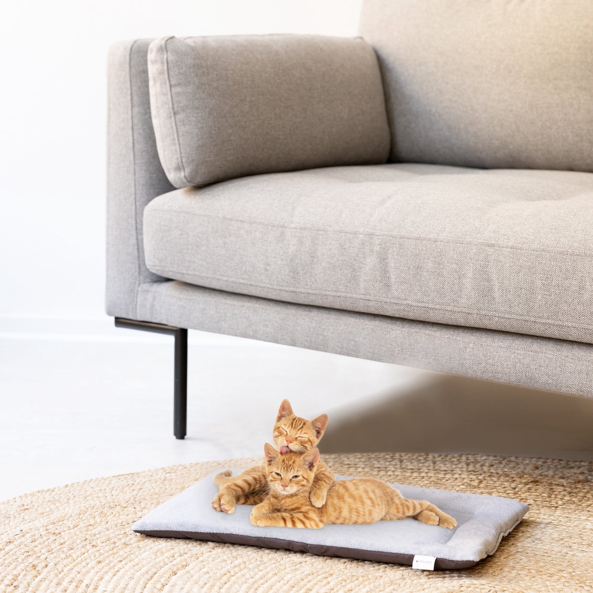 Navaris kattenkussen - Kleed voor katten - Kattenligkussen 47 x 30 cm ...