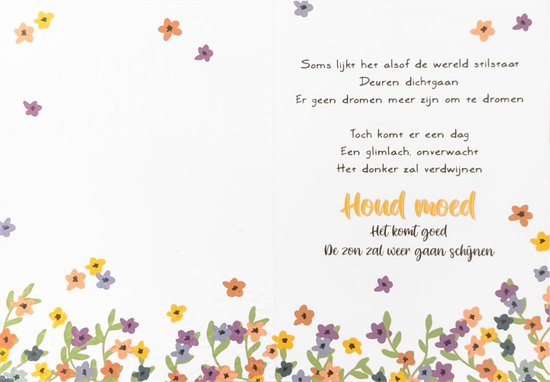 Kaart - Intense - Houd moed - TE056-C | bol