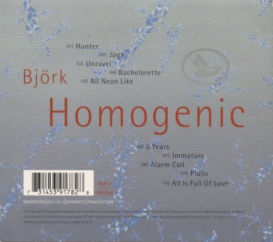 Homogenic, Björk | CD (album) | Muziek | bol.com
