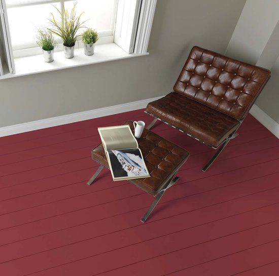 Rust-Oleum Rood Vloerverf - Soho 2,5L | bol