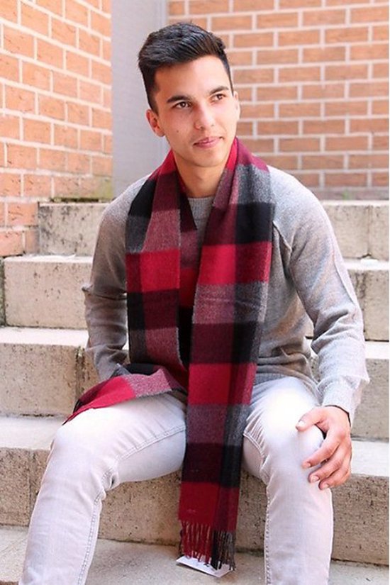 Sjaal 100% Peruaanse baby alpaca wol | Zacht en warm | 180 cm × 30 cm ...