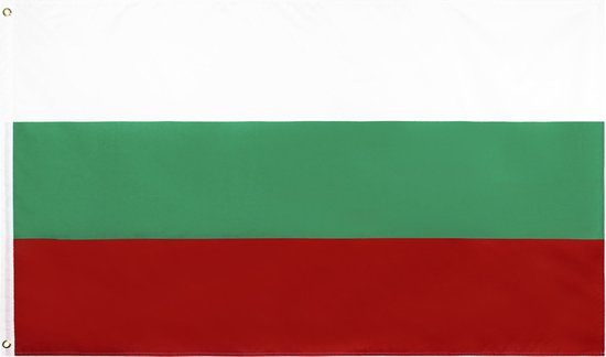 VlagDirect - Bulgaarse vlag - Bulgarije vlag - 90 x 150 cm. | bol