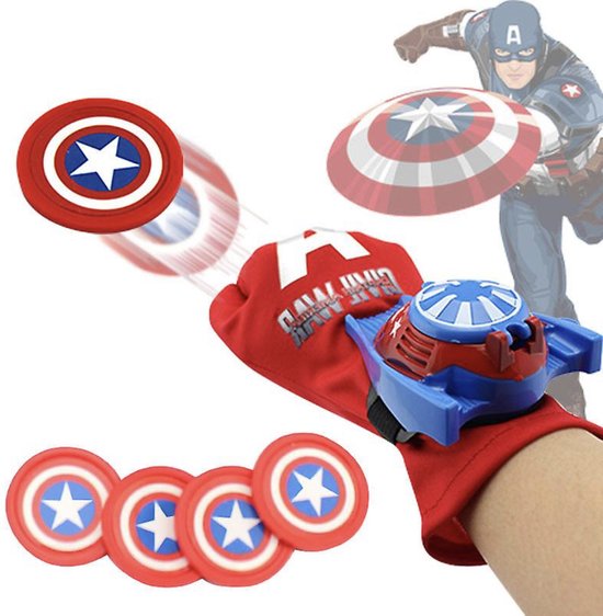 Captain America shooter - Captain America handschoenen met web ...