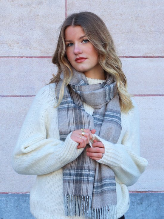 Sjaal 100% Peruaanse baby alpaca wol | Zacht en warm | 200 cm × 30 cm ...