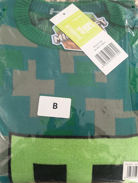 Minecraft Trui - Maat 140 - 10 Jaar | bol.com