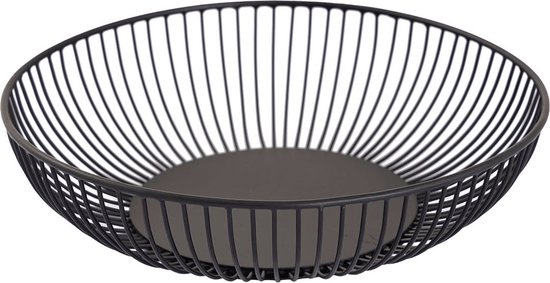 Parya Home - Broodmand set 2 delig - Fruitschaal 28x7,5 cm - Metaal ...