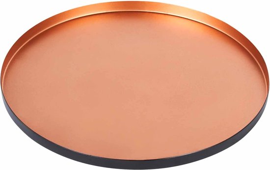 Monaco Oosterse ronde schaal van metaal, 25 cm groot, koper ...