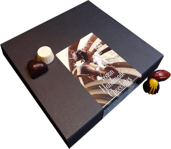 Large - Luxe 100% vegan bonbons - Assortiment van vegan & lactosevrije ...