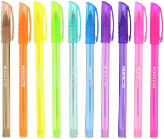 Gekleurde Pennen 10 Stuks - Tekenen - Knutselen - DIY - 14cm | bol
