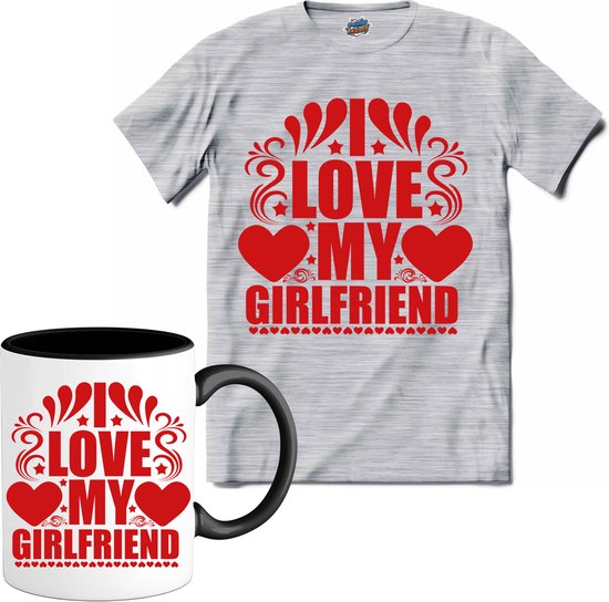 I Love My Girlfriend | Valentijn - Valentijnsdag - Cadeau - Kado - T ...