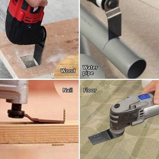 Oscillerende zaagbladen, 12 stuks, kit, multitool, oscillerende ...