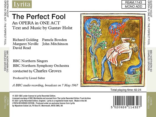 Richard Golding, Pamela Bowden, David Read - Holst: The Perfect Fool ...