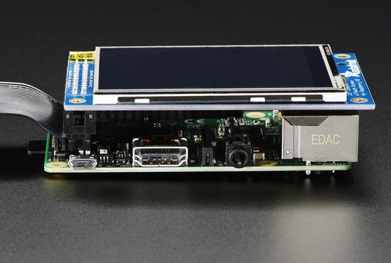 PiTFT - 320x240 2,8 inch TFT + Touchscreen voor Raspberry Pi van ...