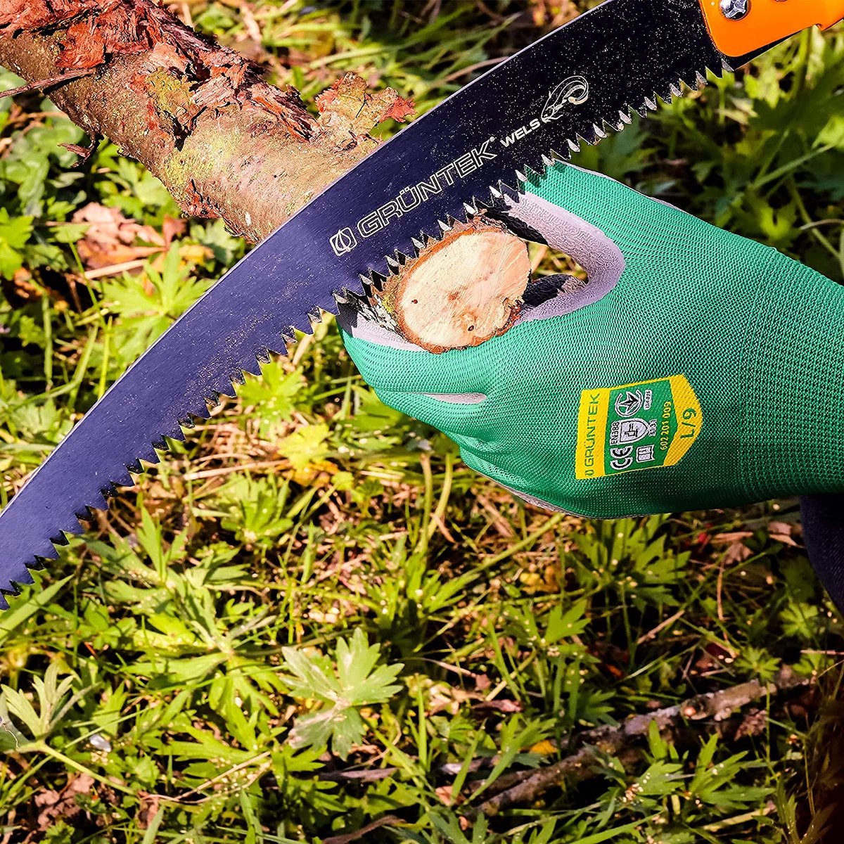 GRÜNTEK Telescopische takkenzaag set WELS, handzaag 50 cm en ...