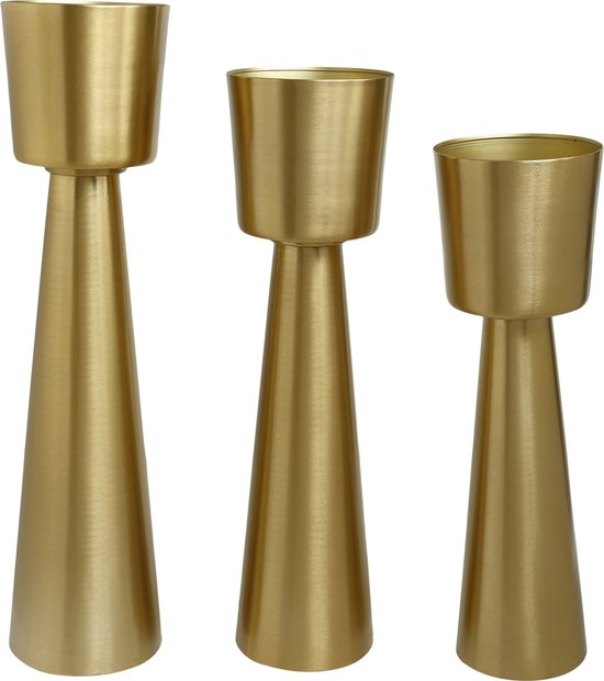 PTMD Egson Gold pot en fer rond sur base conique SV3 | bol.com