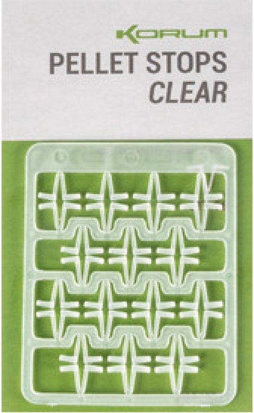 Korum Pellet Stops Clear | bol