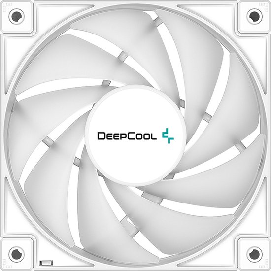DeepCool FC120 White 3 in 1 White ARGB 3x 120mm High Performance PWM ...