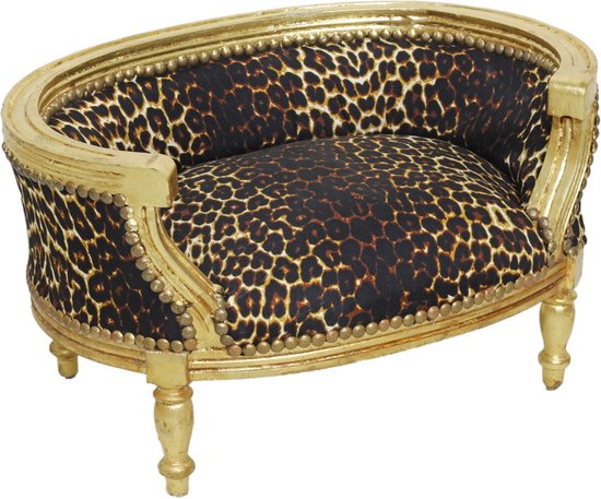 Luxe Barok Dierenmand Goud - Panter [Hondenmand] [Kattenmand] | bol