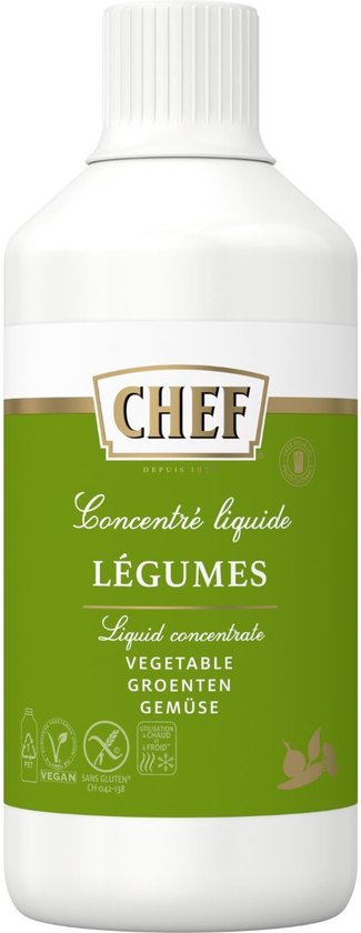 Chef Vegetable Liquid Concentrate, 1 Litre | bol.com