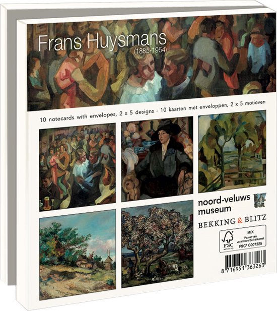 Bekking & Blitz - Wenskaartenmapje - Set wenskaarten - Kunstkaarten - Museumkaarten -... | bol.com