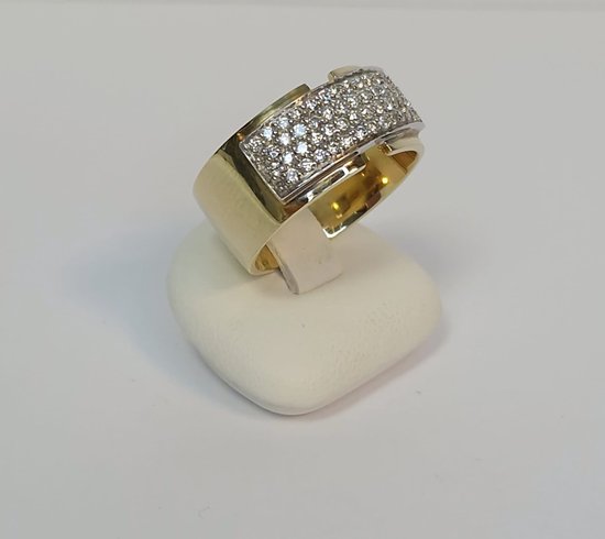 dames ring - geelgoud - 14 karaat - diamant - uitverkoop Juwelier ...