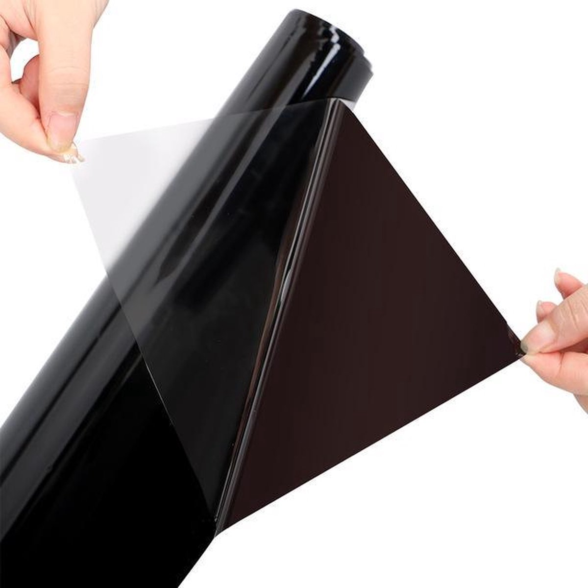 Zelfklevend Raamfolie zwart 300 x 76cm 25% lichtdoorlatend | bol