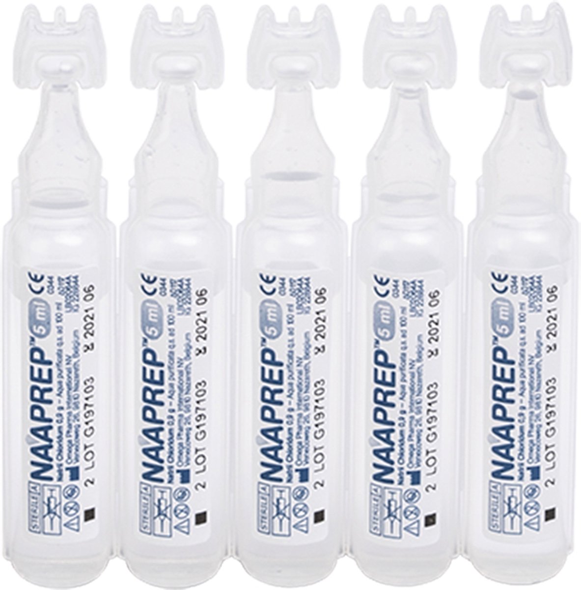 Naaprep® Amp. (45+15)X5ml Fysiologisch Water Voor Hygiëne Bij Baby’s En ...