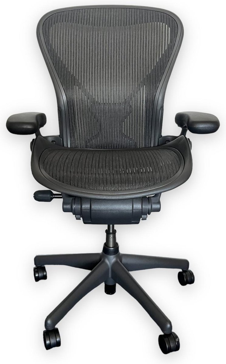 Herman Miller Aeron Graphite Posture Fit Full Option - Offeco | bol