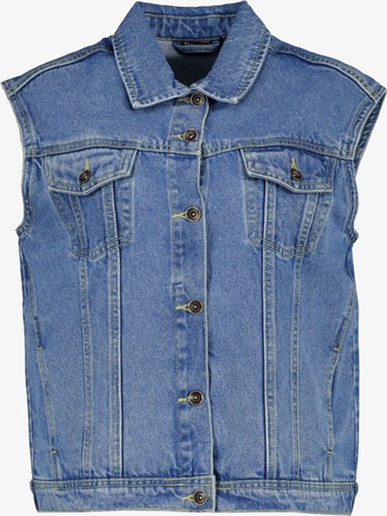 TwoDay dames denim gilet - Blauw - Maat L | bol.com