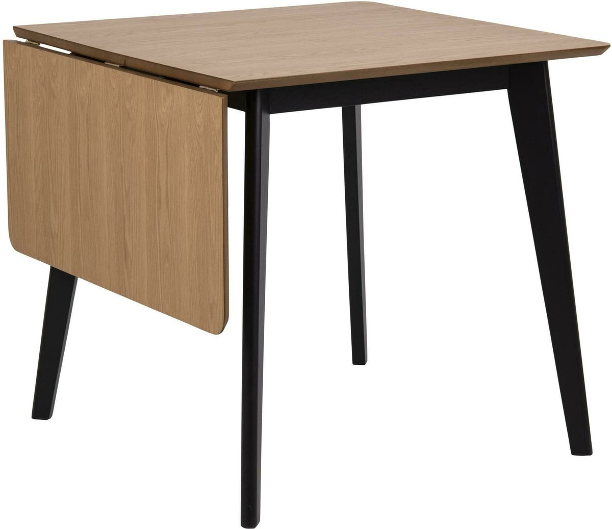 Sohome Uitklapbare Eettafel 'Kennita' Eiken, 80/120 x 80cm | bol.com