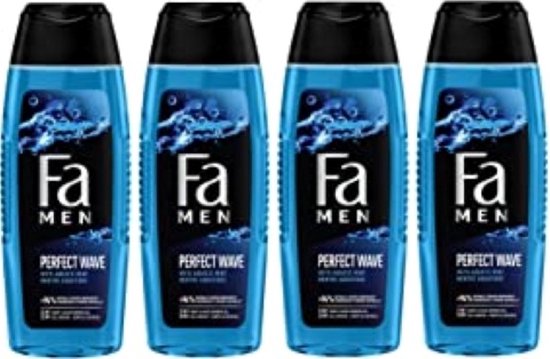 Fa Perfect Wave 2 in 1 Douchegel - 4 x 250 ml | bol