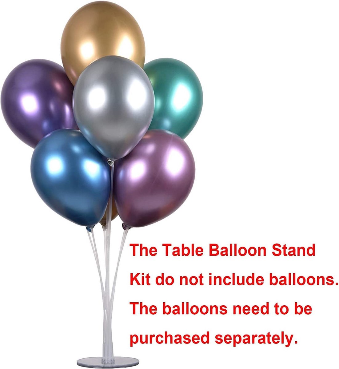 PILIN Ensemble de support de ballon de table de 71,1 cm de hauteur pour ...