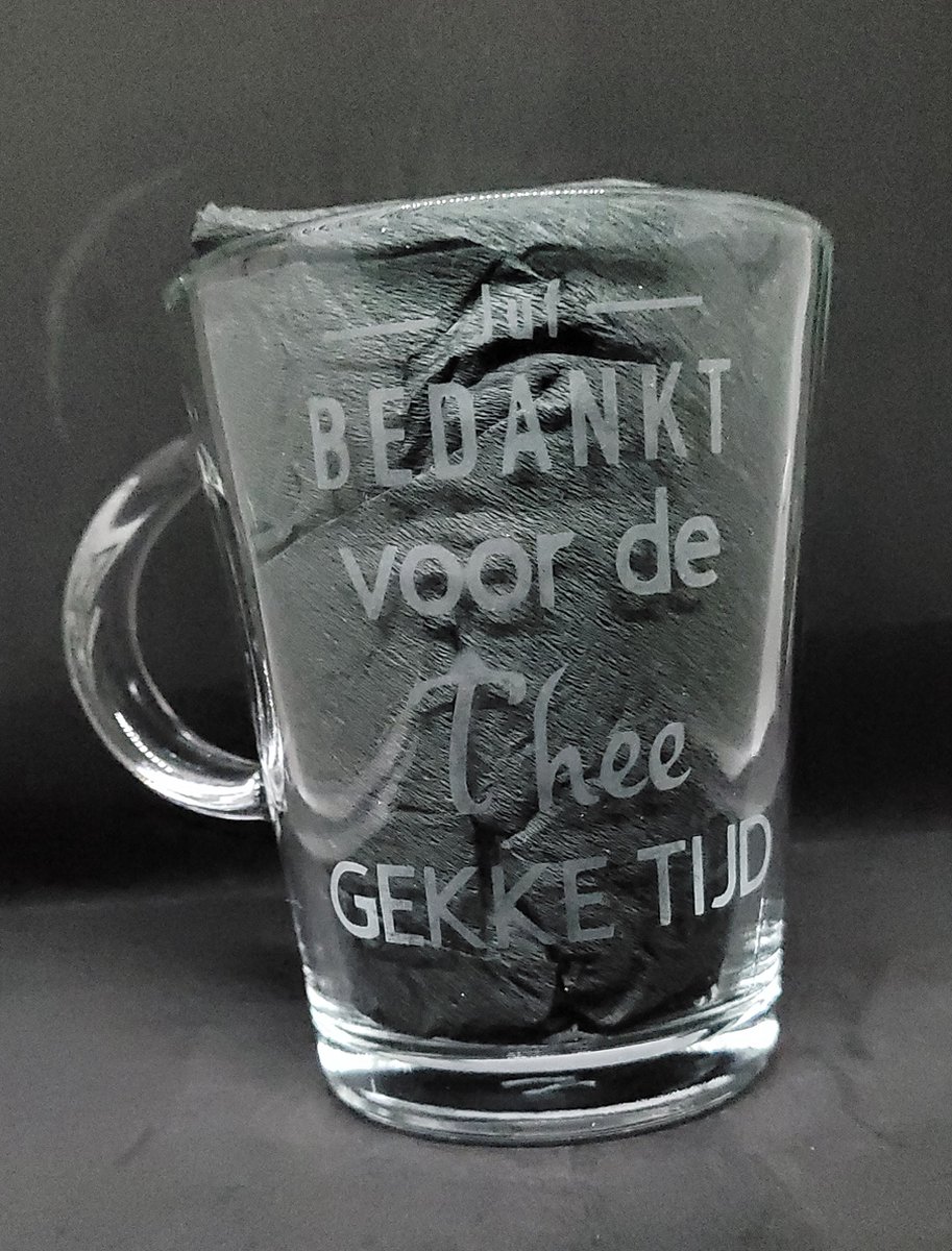 Juf thee glas - cadeau - bedankt juf | bol.com