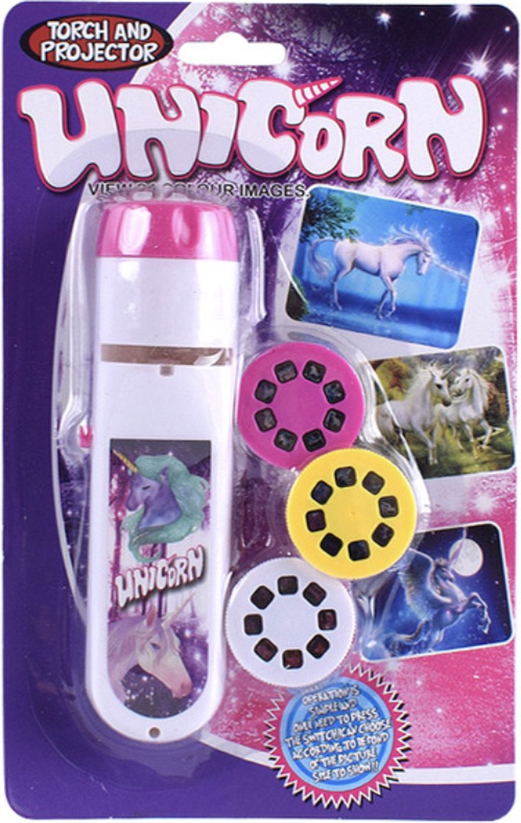Zaklamp Kinderen - Projector - Thema: Unicorns - Licht Projector ...