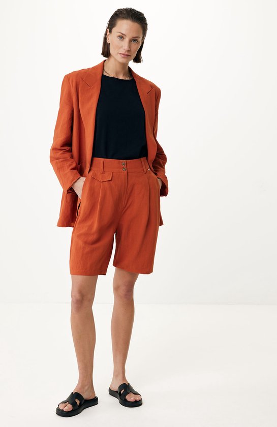 Mexx Linen Shorts Dames - Brick - Maat 42 | bol.com