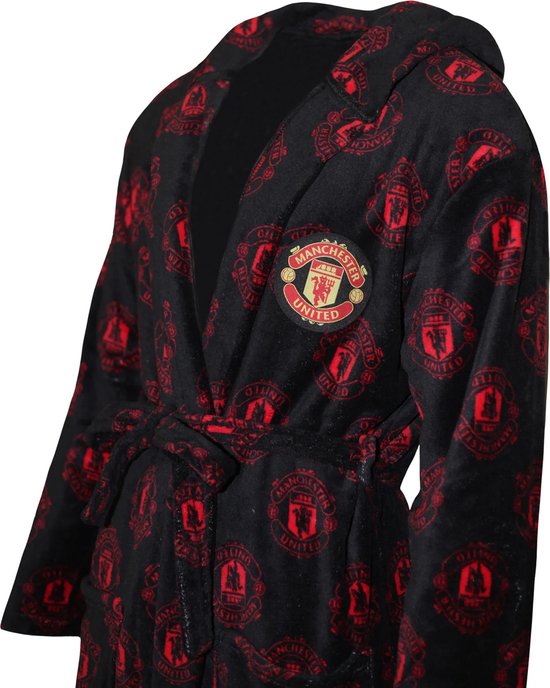 Manchester United badjas logo's - maat M - zwart | bol