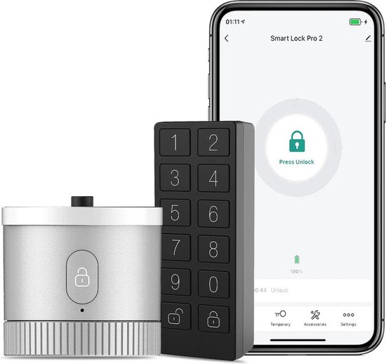 MOES Tuya Bluetooth Keypad - Smart Lock Keypad - Slim Deurslot Codepaneel | bol