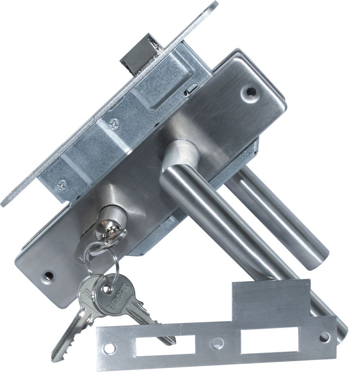 Eurofix Deurslot-set voor tuindeur | volledig vervaardigd van RVS ...