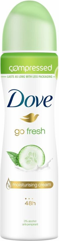 Dove - Deodorant - Spray - Compressed - Go Fresh - Cucumber & Green Tea ...