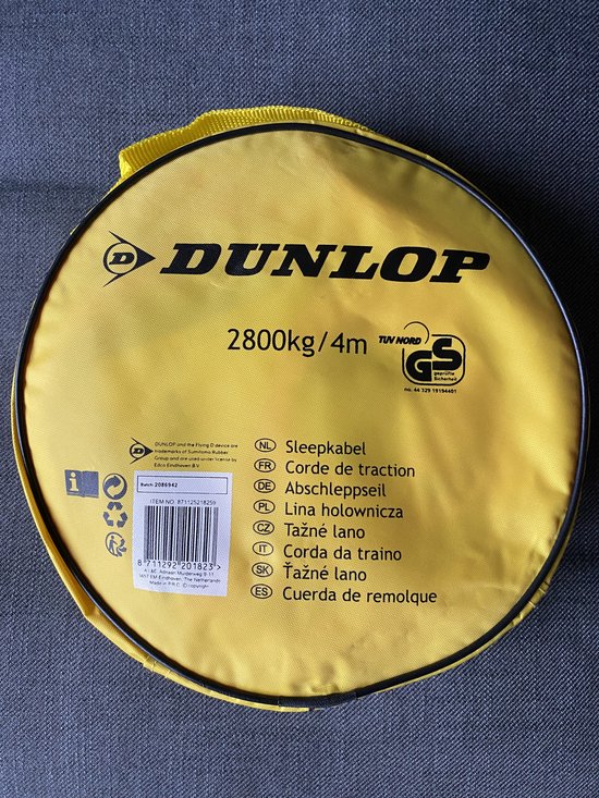 Dunlop sleepkabel auto’s 4 meter 2800 kg | bol