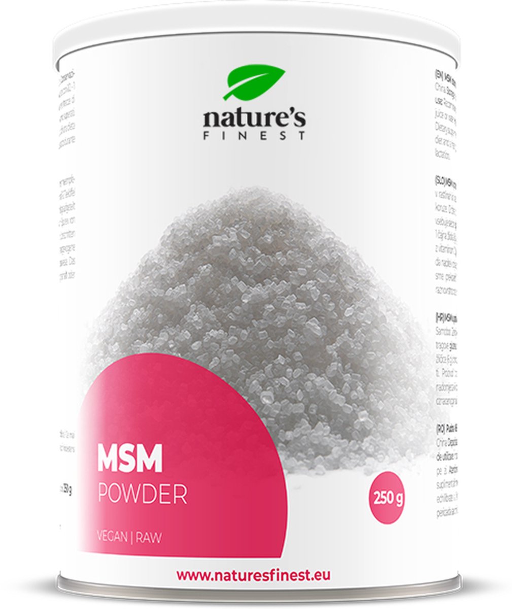 Nature's Finest MSM poeder 250g | Een organische vorm van zwavel, ook ...