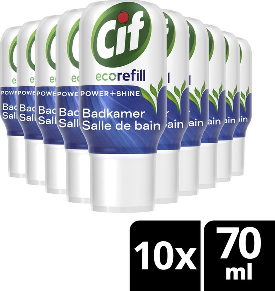Cif Power & Shine Badkamer Ecorefill Capsule - 10 x 70 ml ...