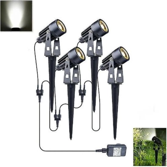 Aerb 4 stuks LED tuinspots | bol.com