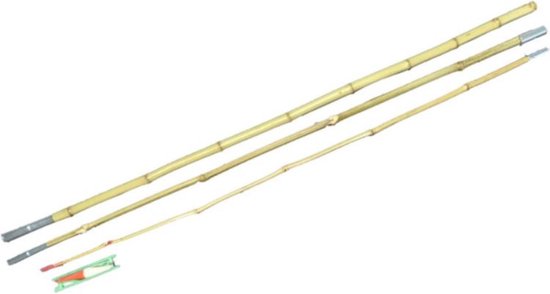 Benson Demontabele bamboe hengel - 305 cm - lichtgewicht en flexibel | bol