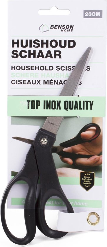 Benson Huishoud Schaar - 9 Inch - Zwart | bol.com