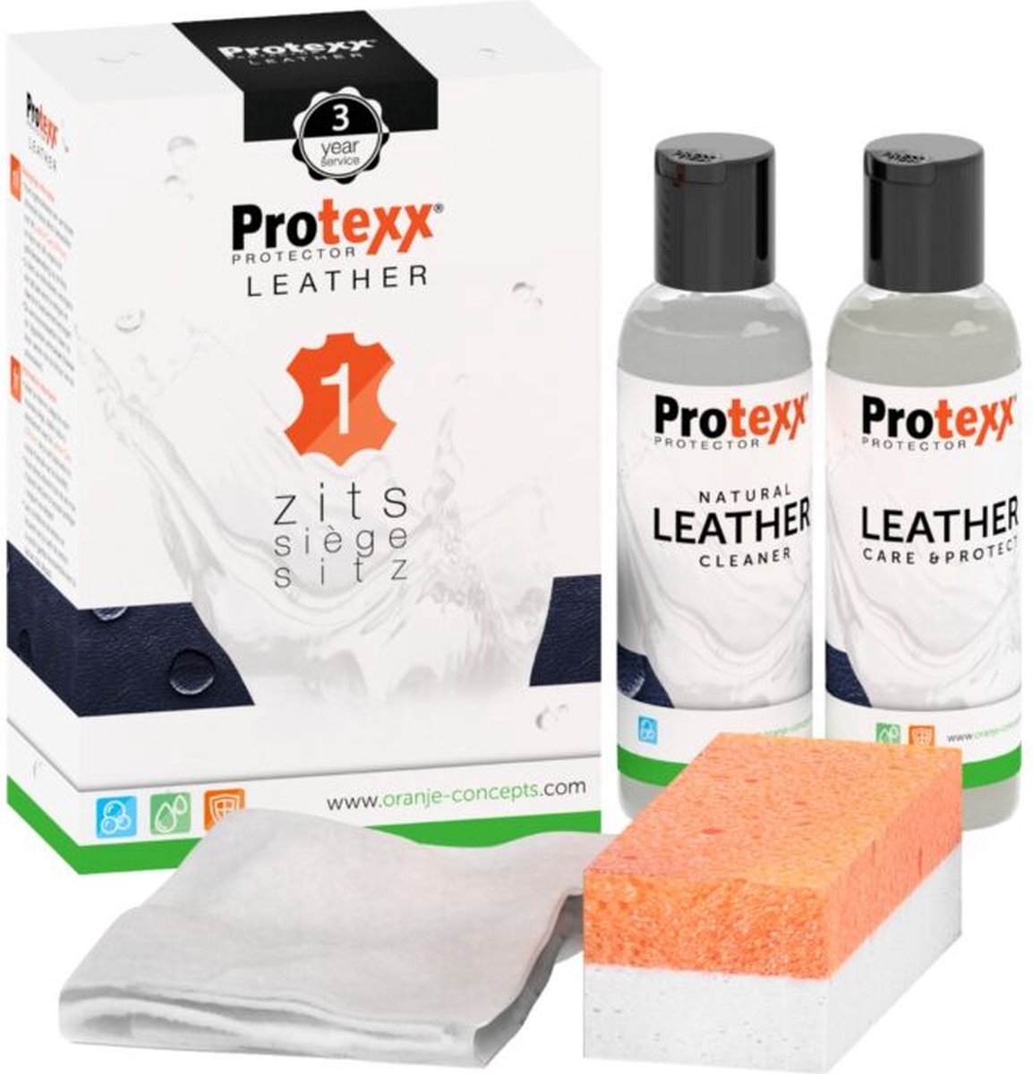 Protexx Leather protector | 1 zits | 3 - jaar | Leather protector | bol