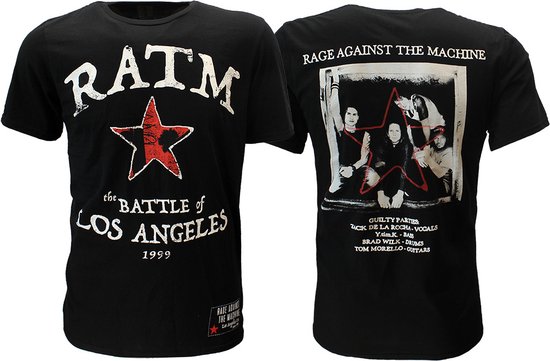 Rage Against The Machine Battle Star T-Shirt - Officiële Merchandise | bol