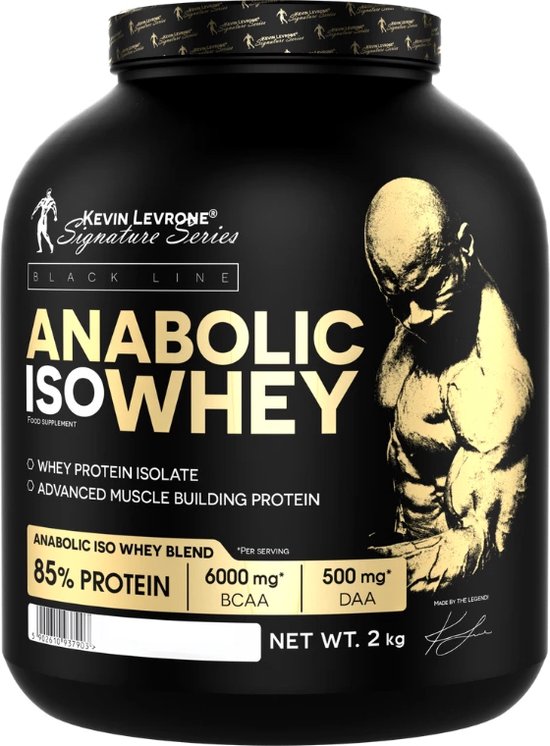 Kevin Levrone - Anabolic Iso Whey met Creatine - Black Series - Whey ...